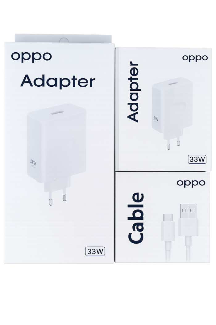 Oppo Supervooc 33W Charger with Cable - Bhumika.com.bd